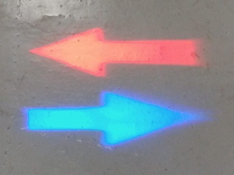 Blue Arrow LED Light - First Quality Forklift Training LLC