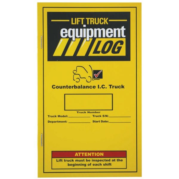 Daily Checklist Internal Combustion Forklift Log Book - First Quality ...